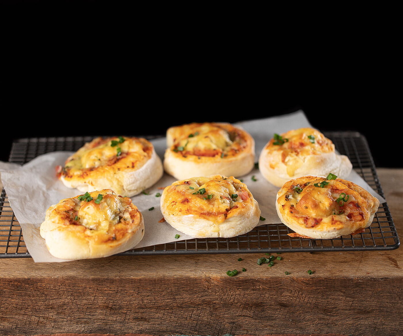 Savoury Pizza Scrolls – Allied Pinnacle