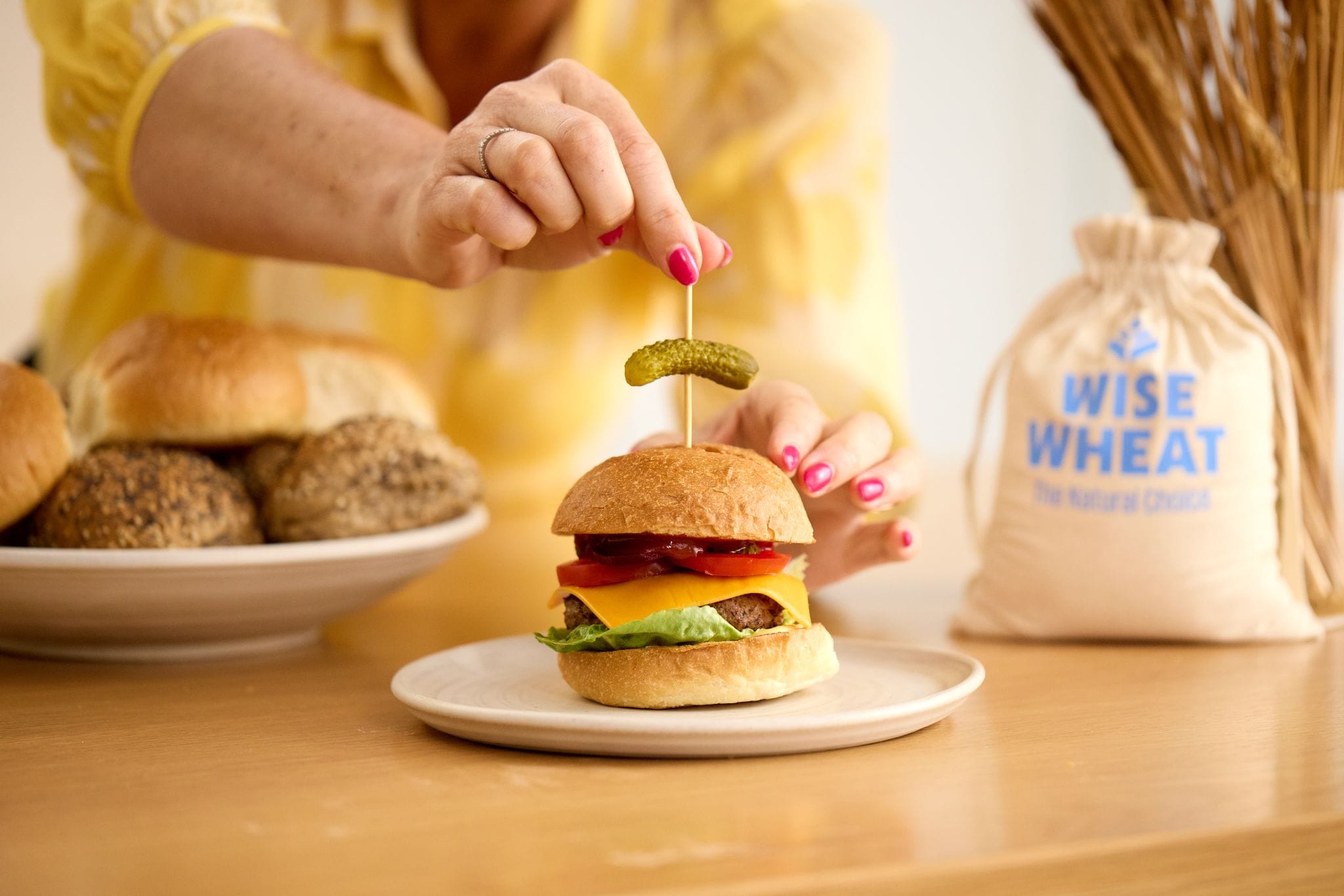 WISE WHEAT® Burgers – Allied Pinnacle